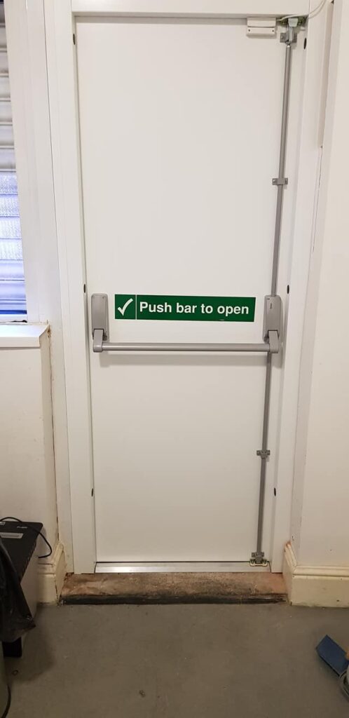 Fire Exits with Panels, Made To Order In UK. Supply & Install